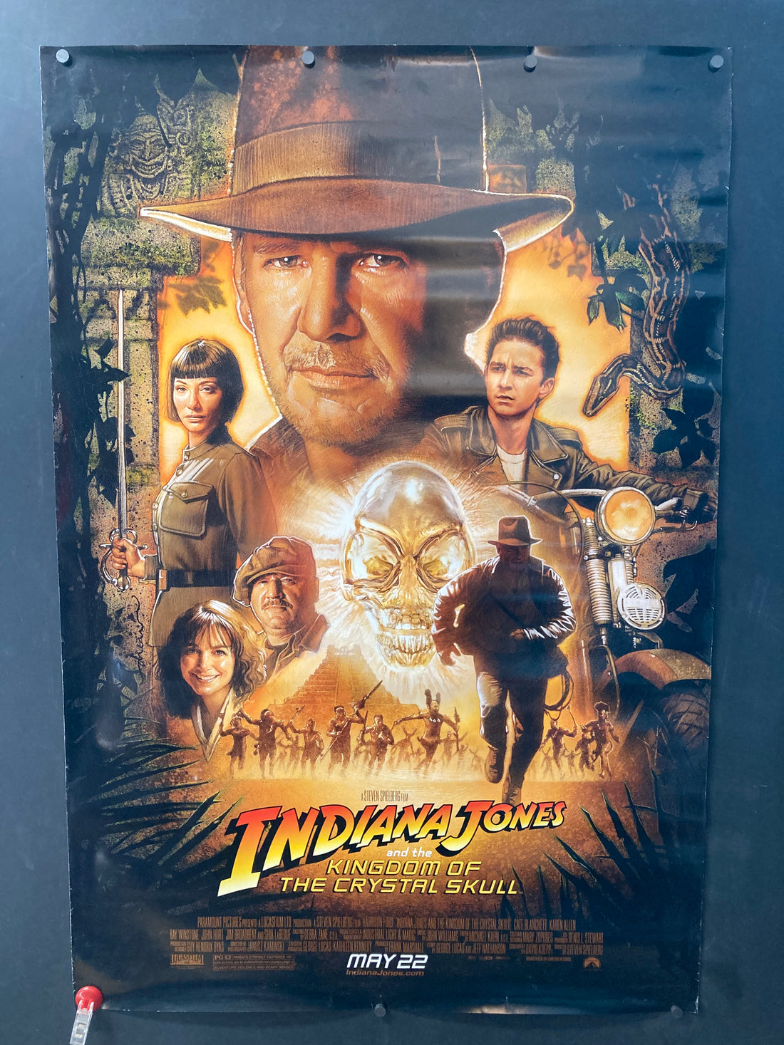 Indiana Jones Crystal Skull Original Movie Poster – Legacy Movie Posters