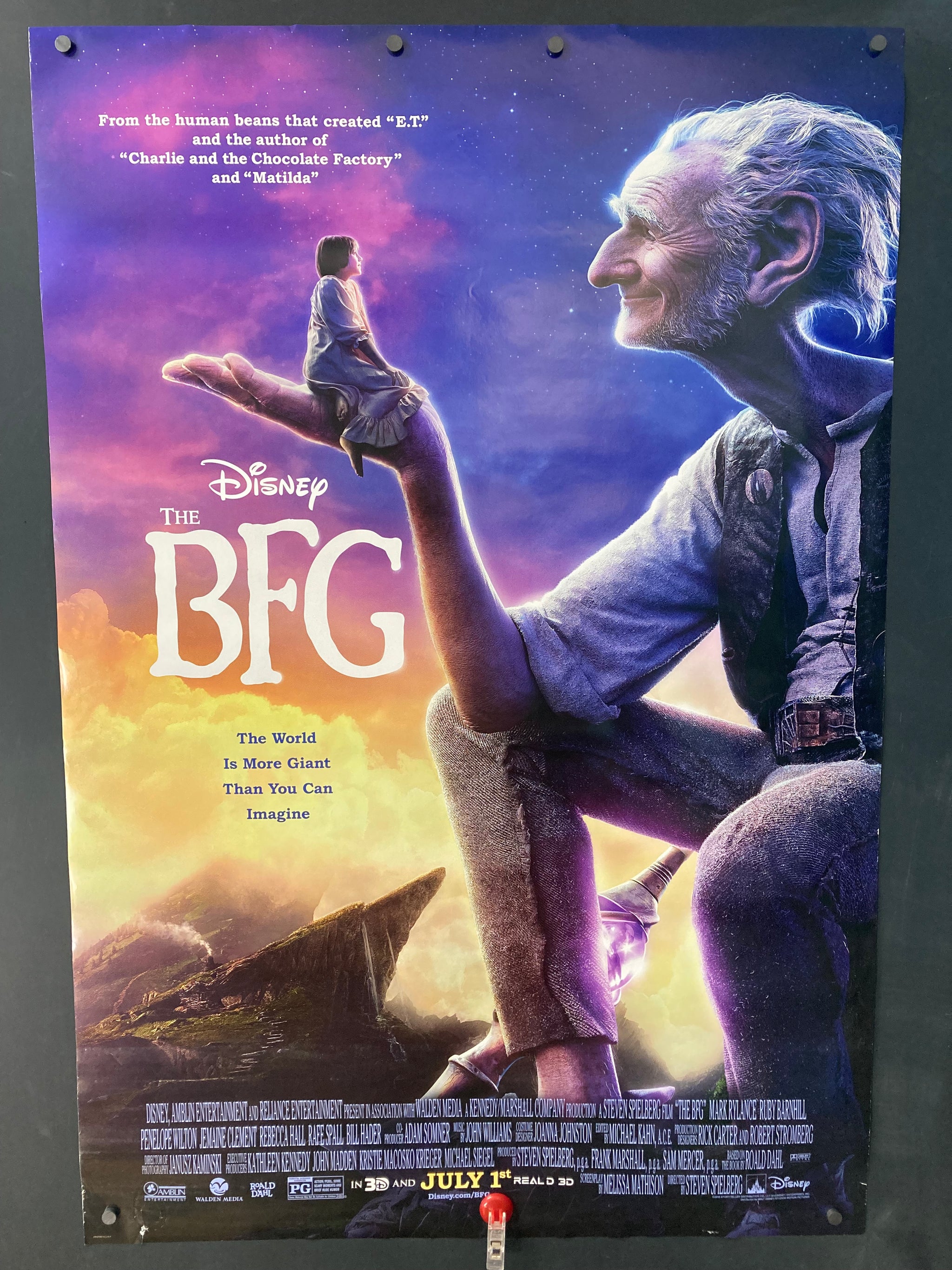 The BFG Original Movie Poster – Legacy Movie Posters